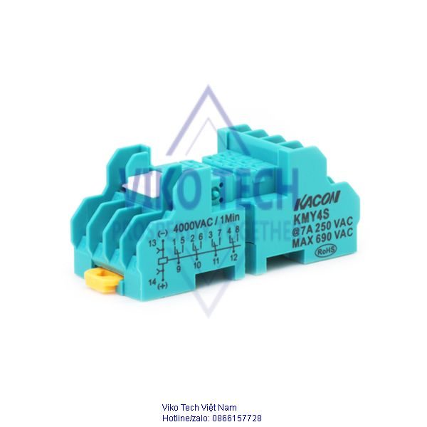 Chân đế Rơ le Kacon KMY4S - VIKO TECH VIỆT NAM