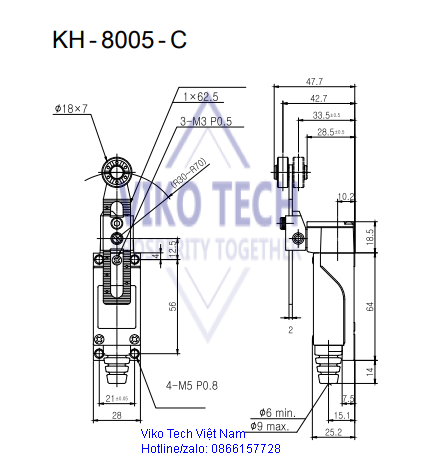 Công tắc Koino KH-8005-C - VIKO TECH VIỆT NAM